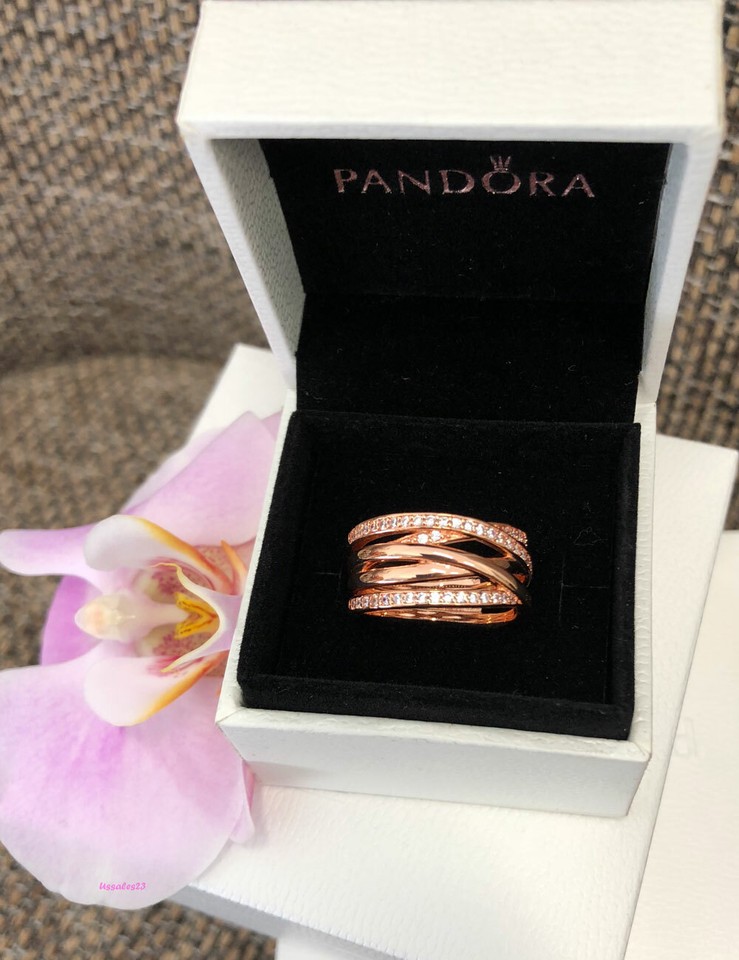 Pandora Entwined Ring Rose Gold, Original, Brand New, ALL SIZES ...