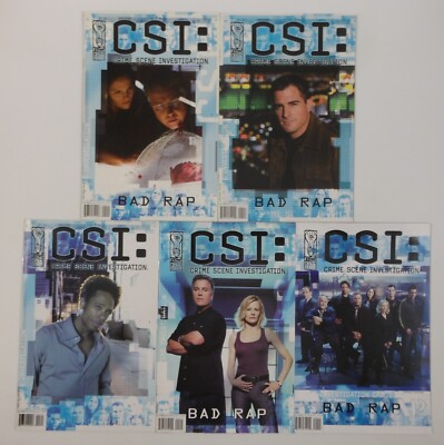 CSI: Crime Scene Investigation - Bad Rap #1-5 VF/NM complete series IDW ...