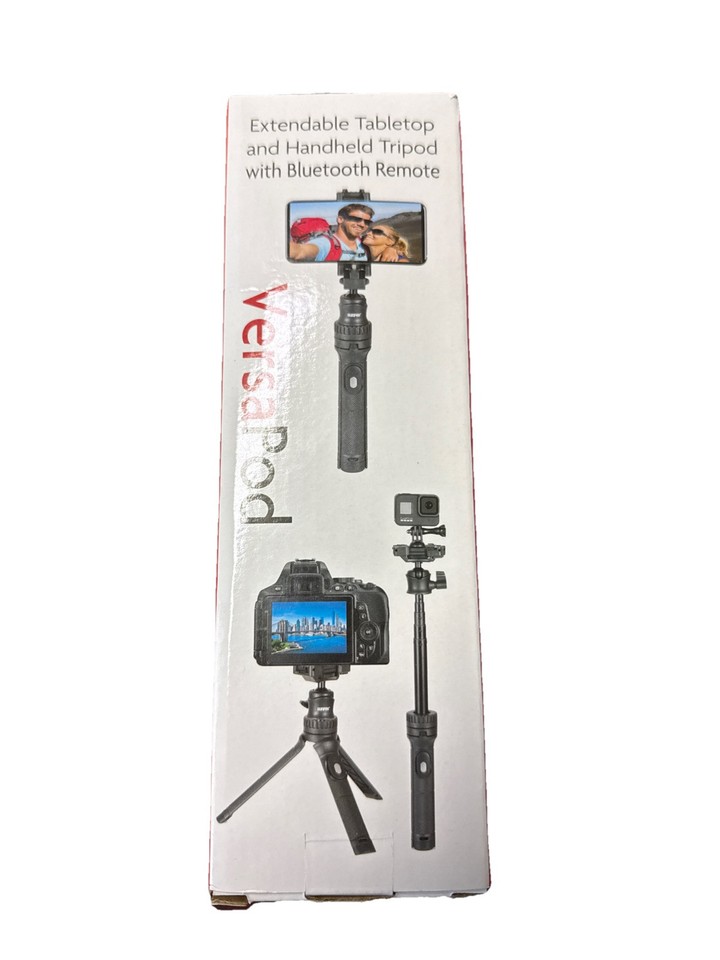 NEW Sunpak Versapod Extendable/Tabletop/Handheld Tripod with Bluetooth Remote | eBay