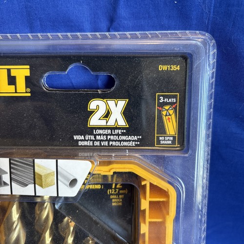 DEWALT DW1341 14-piece Titanium Speed Tip Drill Bit Set for sale online ...