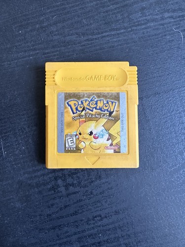Pokemon Yellow Version Game Boy GB special Pikachu Edition TESTED WORKS ...