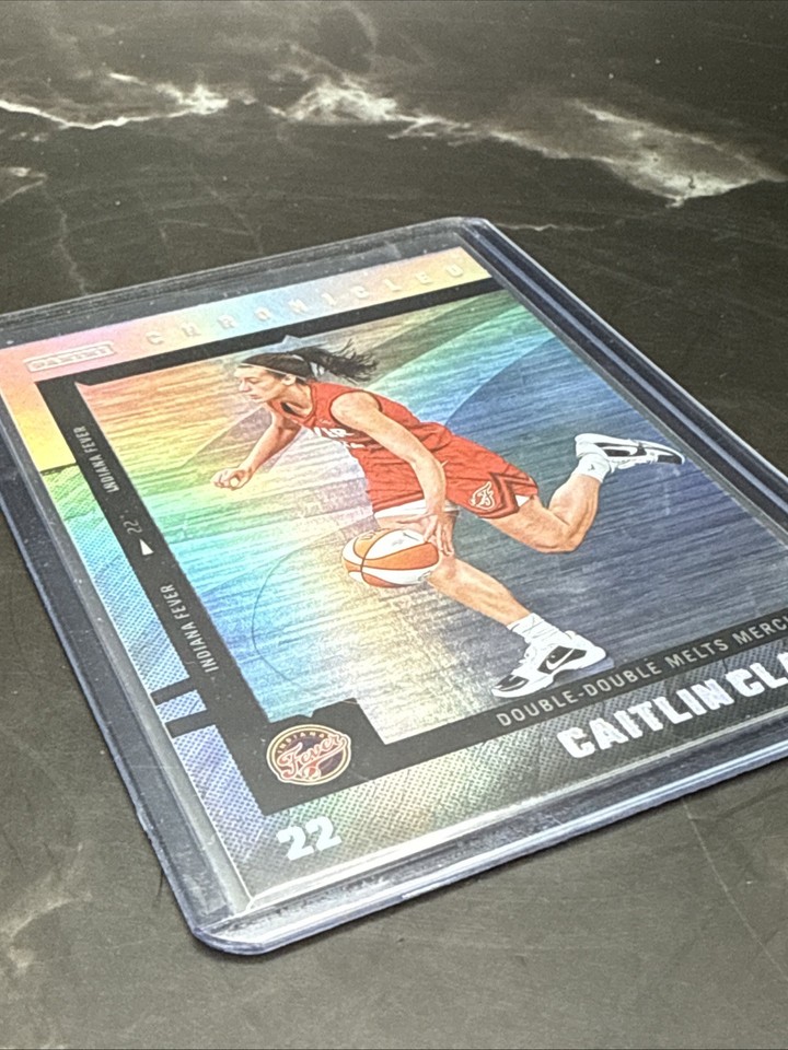 2025 Panini Caitlin Clark Chronicles Holo foil-#22 Double Double Fever ...