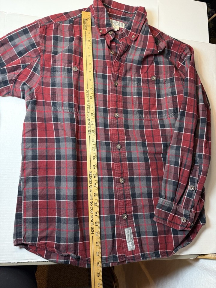 Love Football Heart Upcycled Back Patch Flannel Shirt Medium Momtag ...