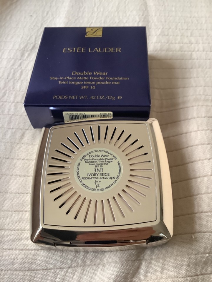 Estee Lauder Double Wear Powder Foundation Ivory Beige - New | eBay UK