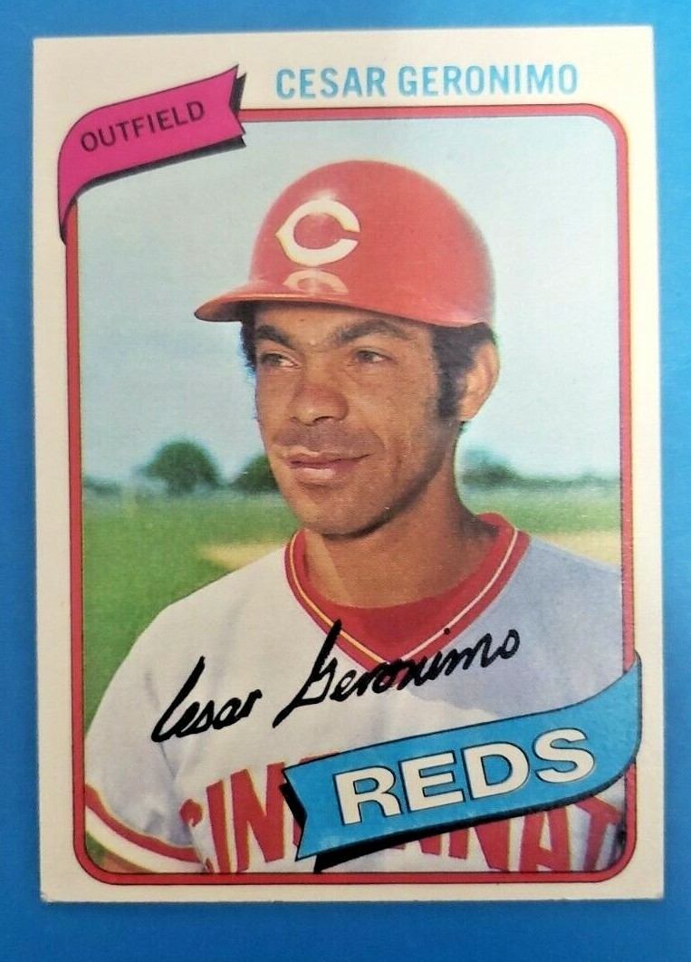 1980 Topps Baseball Card #475 Cesar Geronimo - EX #1 Cincinnati Reds | eBay