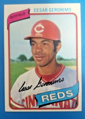 1980 Topps Baseball Card #475 Cesar Geronimo - EX #1 Cincinnati Reds | eBay