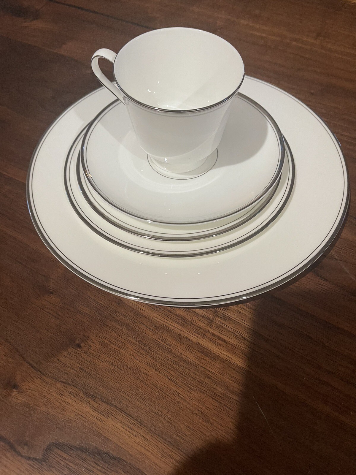 Mikasa Bone China Silver Trimmed 5 piece Serving Set Briarcliffe 101 ...