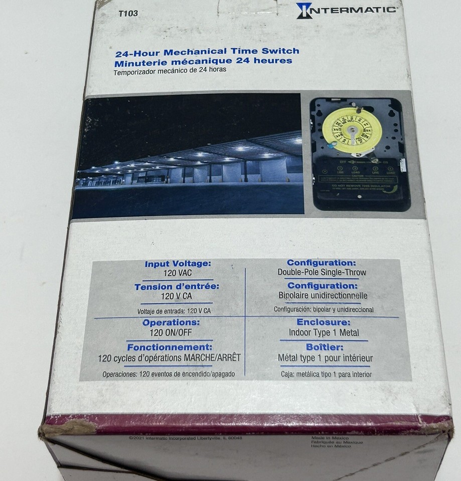 Intermatic T103 Mechanical Time Switch 78275000049| eBay