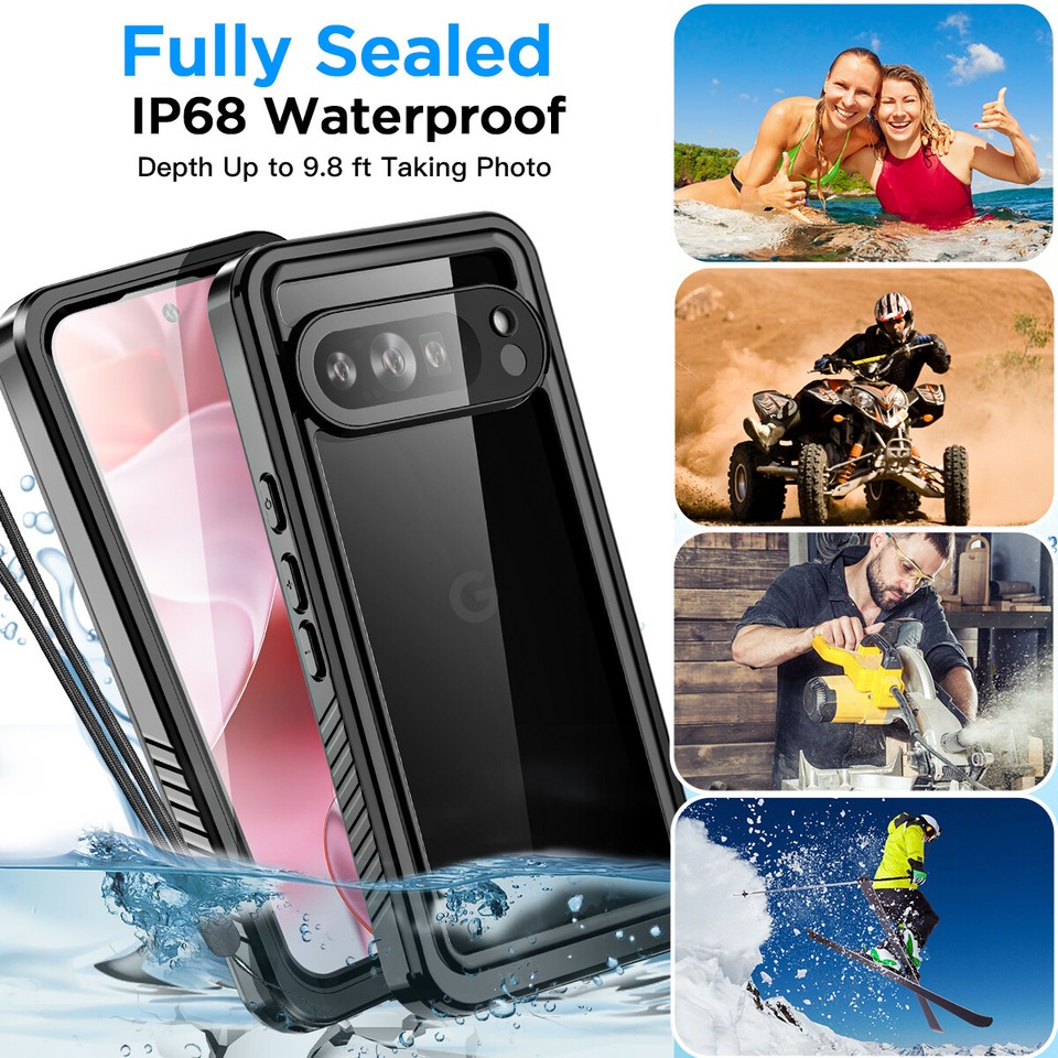 For Google Pixel 10 Pro XL/9 Pro XL 9 Waterproof Case Shockproof Full ...