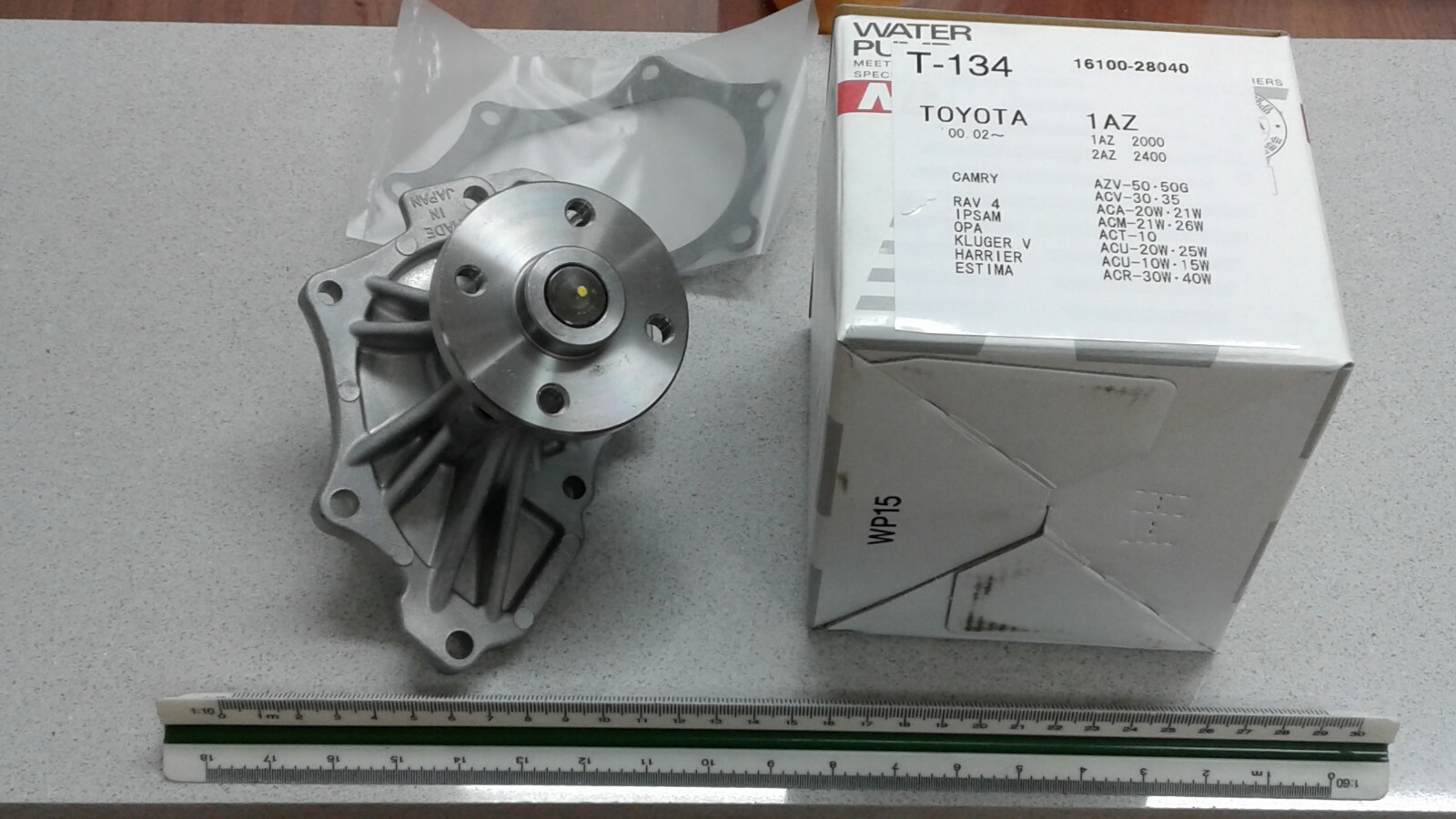 NPW JAPAN Water Pump for Toyota CAMRY RAV 4 IPSAM HARRIER 1 AZ-FE 16100 ...