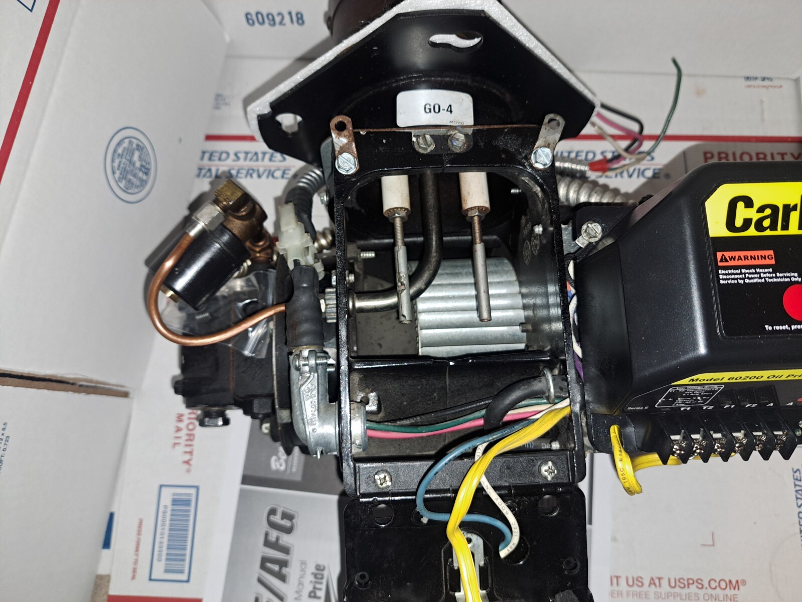 BECKETT OIL BURNER UNIT MODEL AF AFG - Weil Mclain Boiler Furnace Water ...