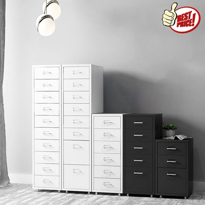 3/8/10 Drawers Home Office Metal Filing Cabinet Cupboard Drawer Unit on ...