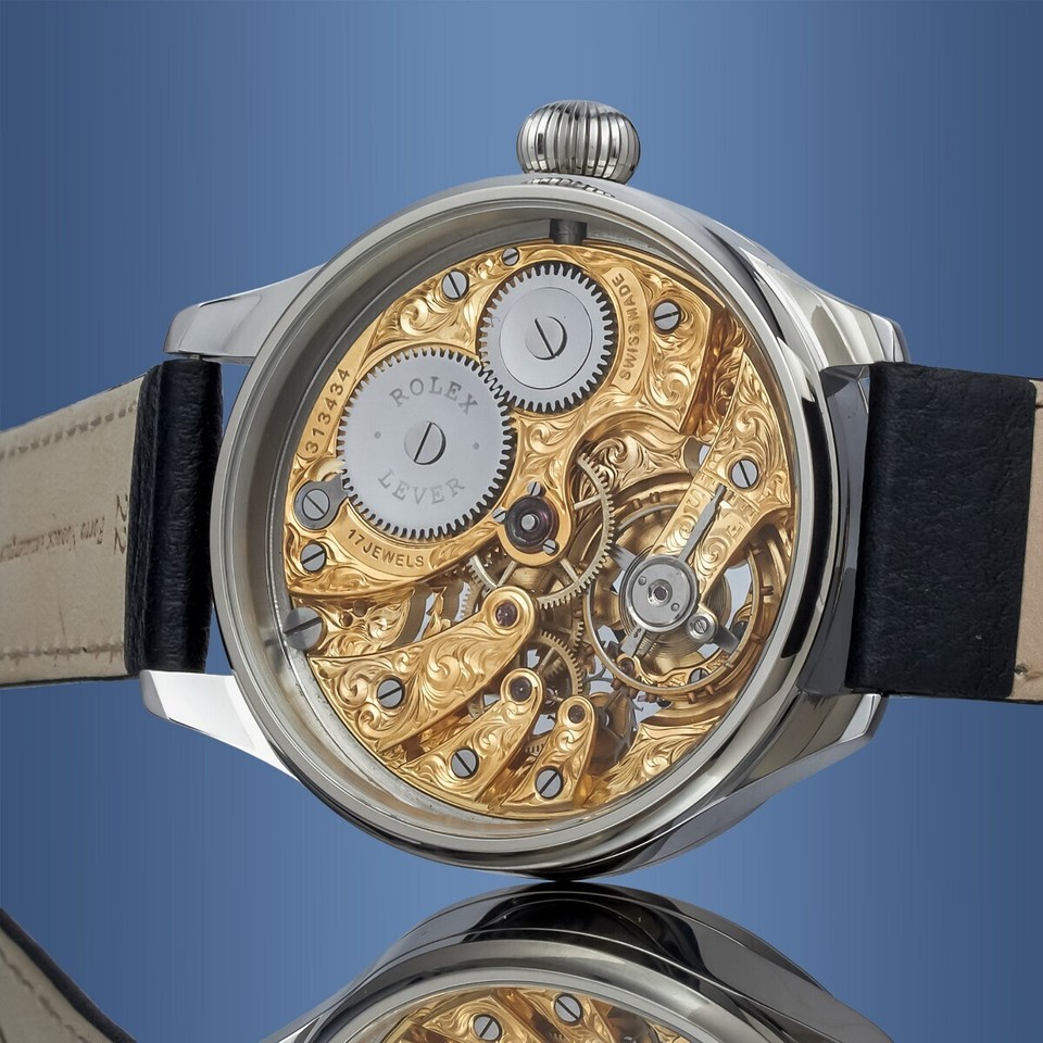 ROLEX 48mm Marriage Watch Vintage 1944 Mechanical Timepiece Pocket ...