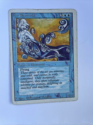 MTG Air Elemental Revised Edition Regular Uncommon Magic The Gathering ...