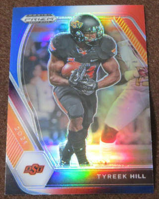 11413 2021 PRIZM DRAFT TYREK HILL #59 RED WHITE BLUE | eBay