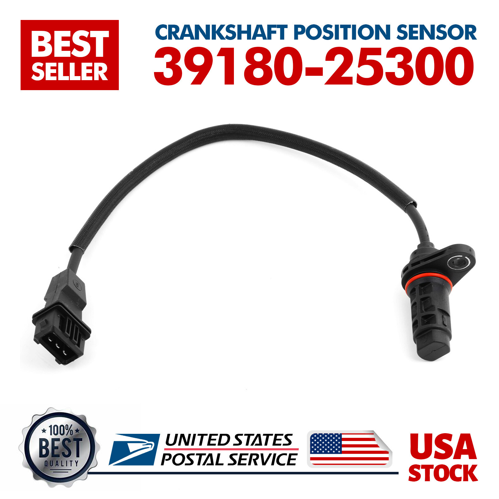 Crankshaft Position Sensor For Hyundai Sonata Kia Optima OEM NEW 39180 ...