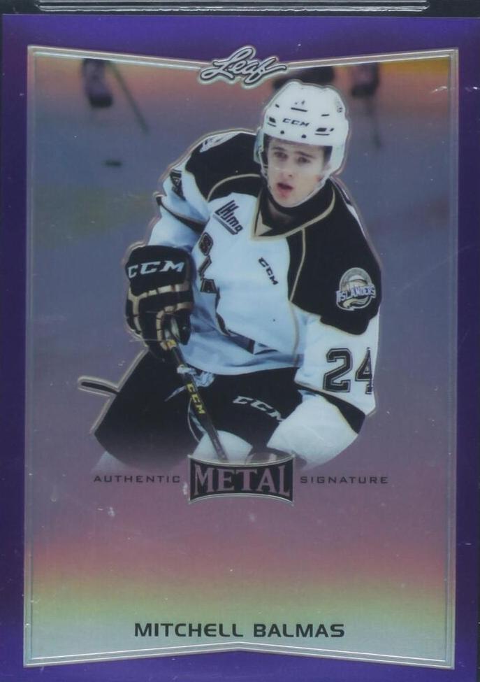 2015-16 Leaf Metal - Mitchell Balmas #BA-MB1 Pre-Production Proof ...