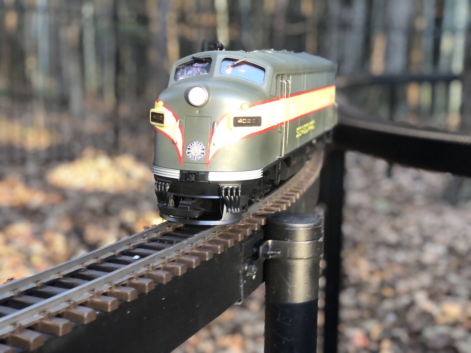 LGB G scale F7 AB Custom Seaboard RR paint. Freight Scheme, Sound | eBay