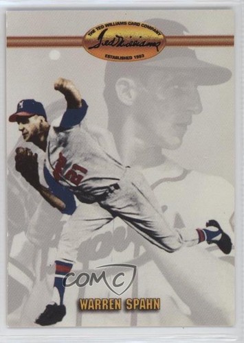 1993 Ted Williams Card Company Warren Spahn #48 HOF | eBay