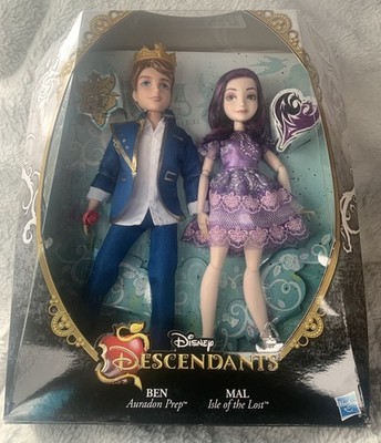 Disney Descendants Two Pack Mal Isle Of The Lost & King Ben Auradon ...