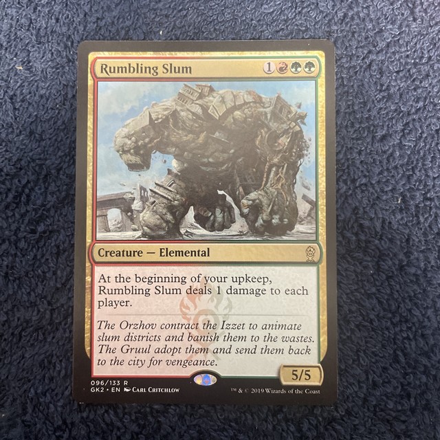MTG Rumbling Slum Ravnica Allegiance Guild Kits 096/133 Regular Rare ...