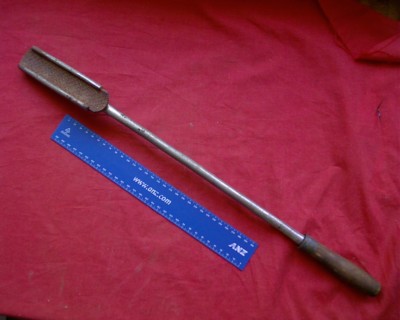 Vintage horse tooth rasp. 55 cm. long handle, farrier, Vet old farm ...