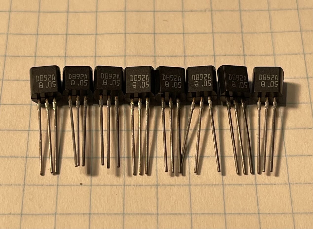 LOT OF 8 2SD892A TRANSISTORS TO-92 | eBay