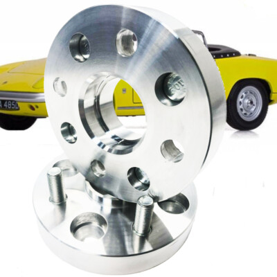 2X WHEEL PCD ADAPTERS 15mm LOTUS Triumph 4x95.25 56.6 to fit 4x100 VW ...