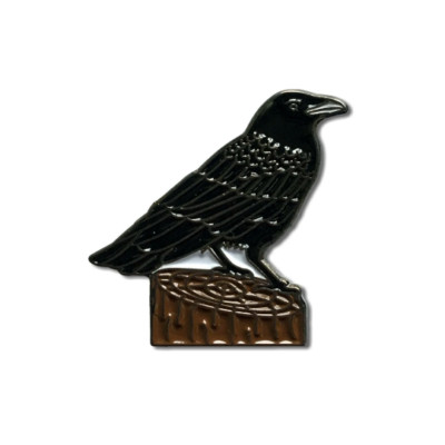 Raven Bird Enamel Lapel Pin Badge Brooch | eBay
