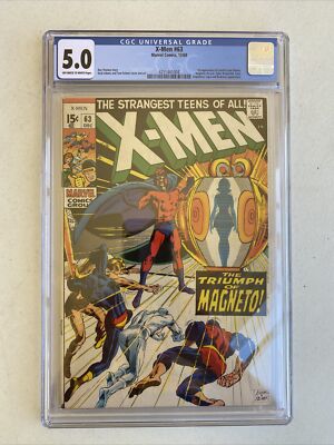 X MEN #63 CGC 5.0 Marvel | eBay