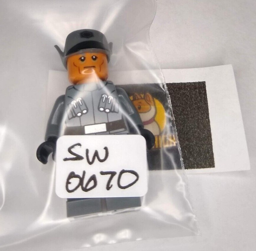 LEGO Star Wars sw0670 7510 First Order Officer Lieutenant/Captain Good ...