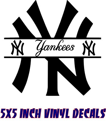 Yankees baseball Stickers Jersey new york Logo Vinyl decal for Car ...