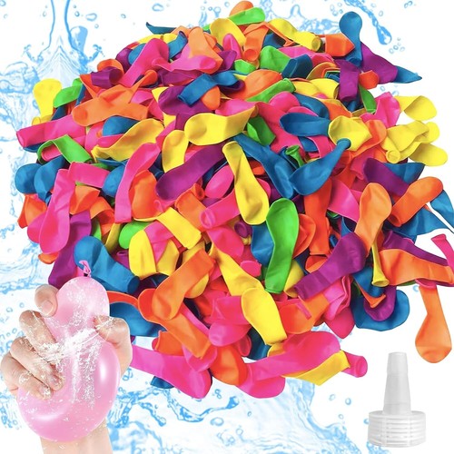 1000 Water Balloons Outdoor Summer Party Fun Water Bombs Garden Party ...