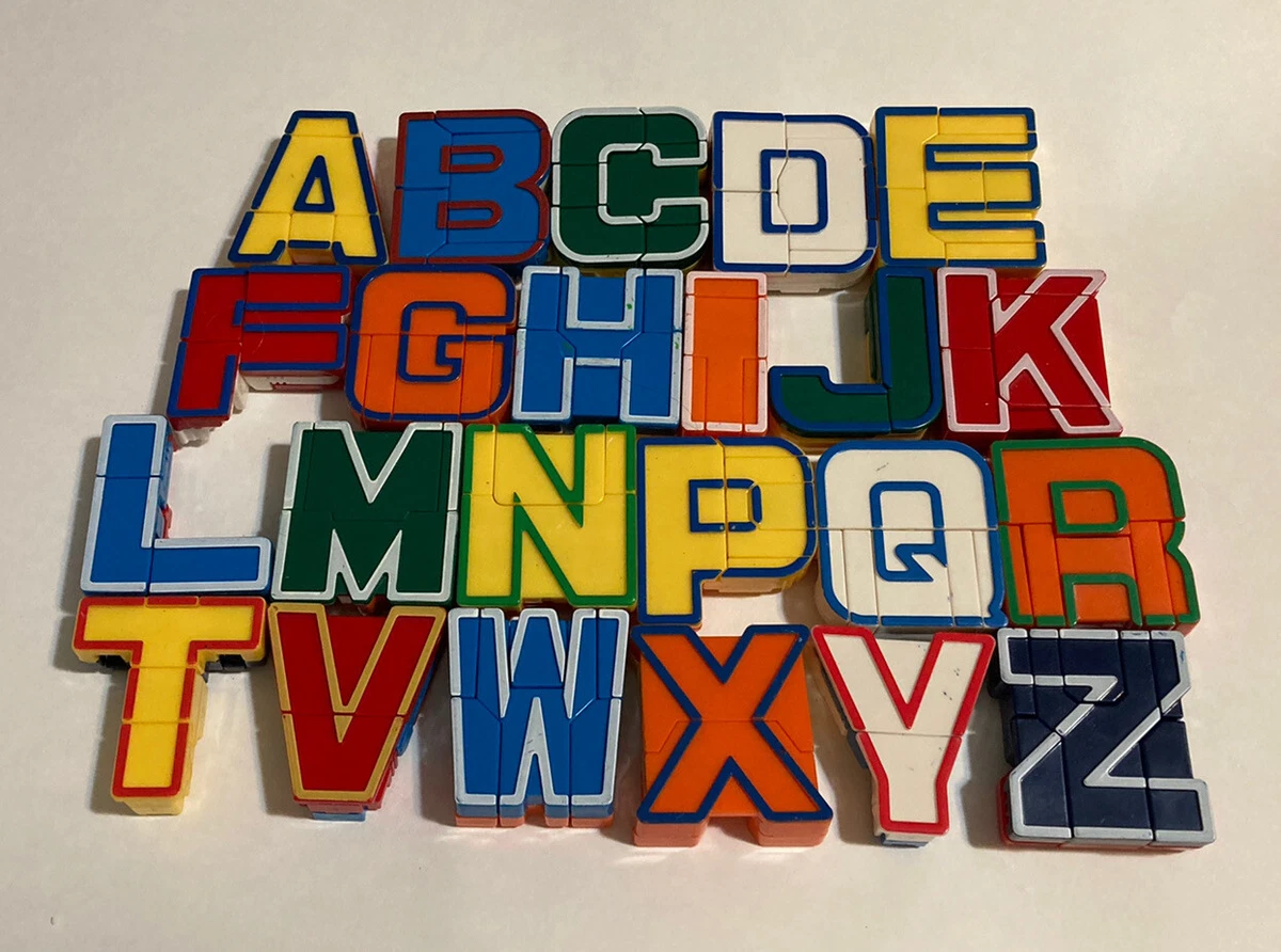 Transformer Alphabet Letters