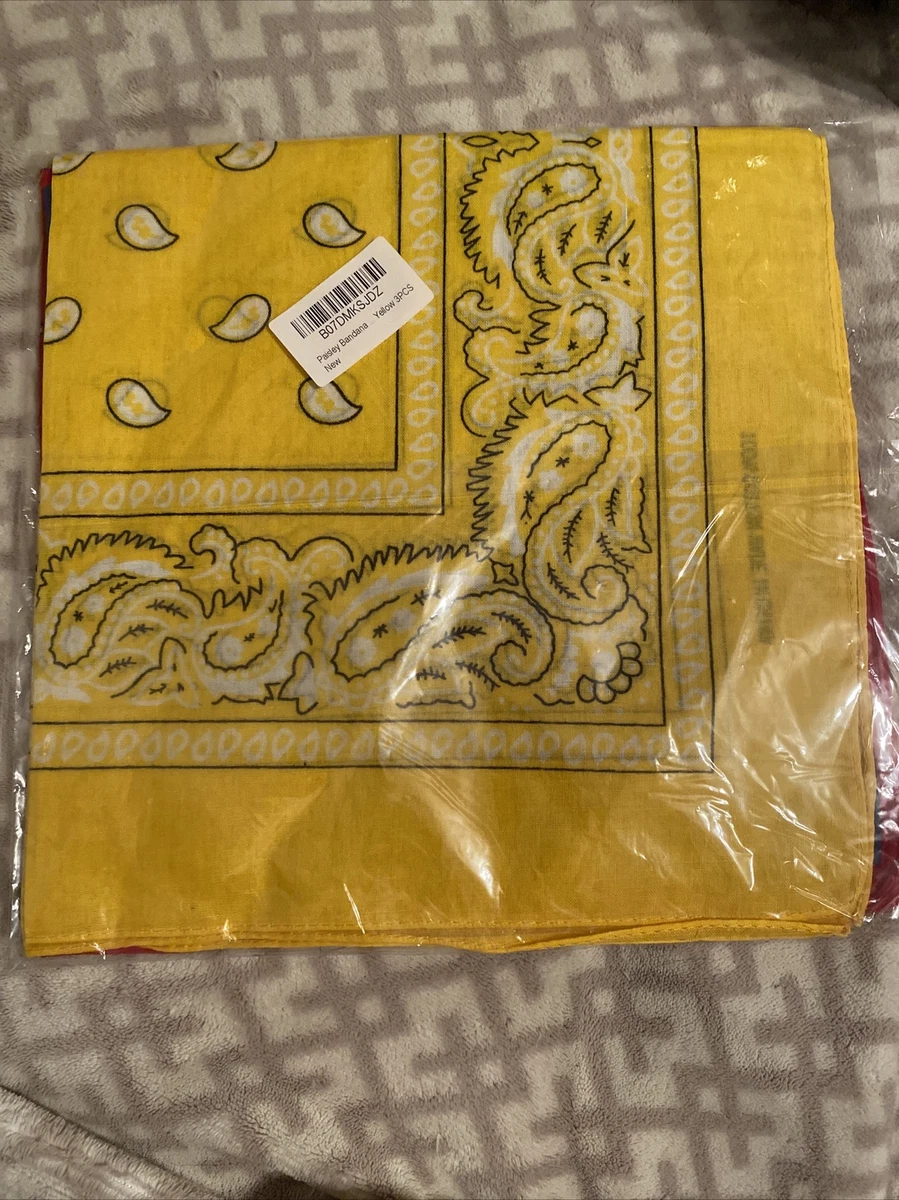 Yellow And Blue Bandanas