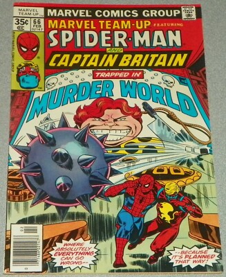 MARVEL TEAM-UP #66 (1978) 1ST FULL APP ARCADE & MURDER WORLD 2ND ...