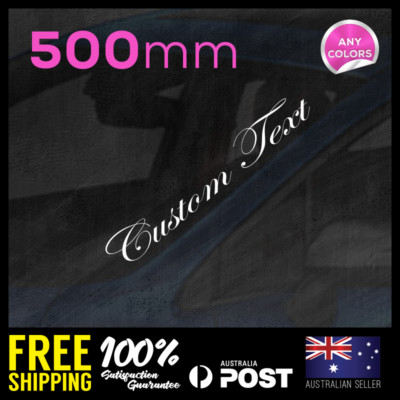 Custom 500mm Text Car Windscreen Vinyl Lettering Decals Stickers 20 ...