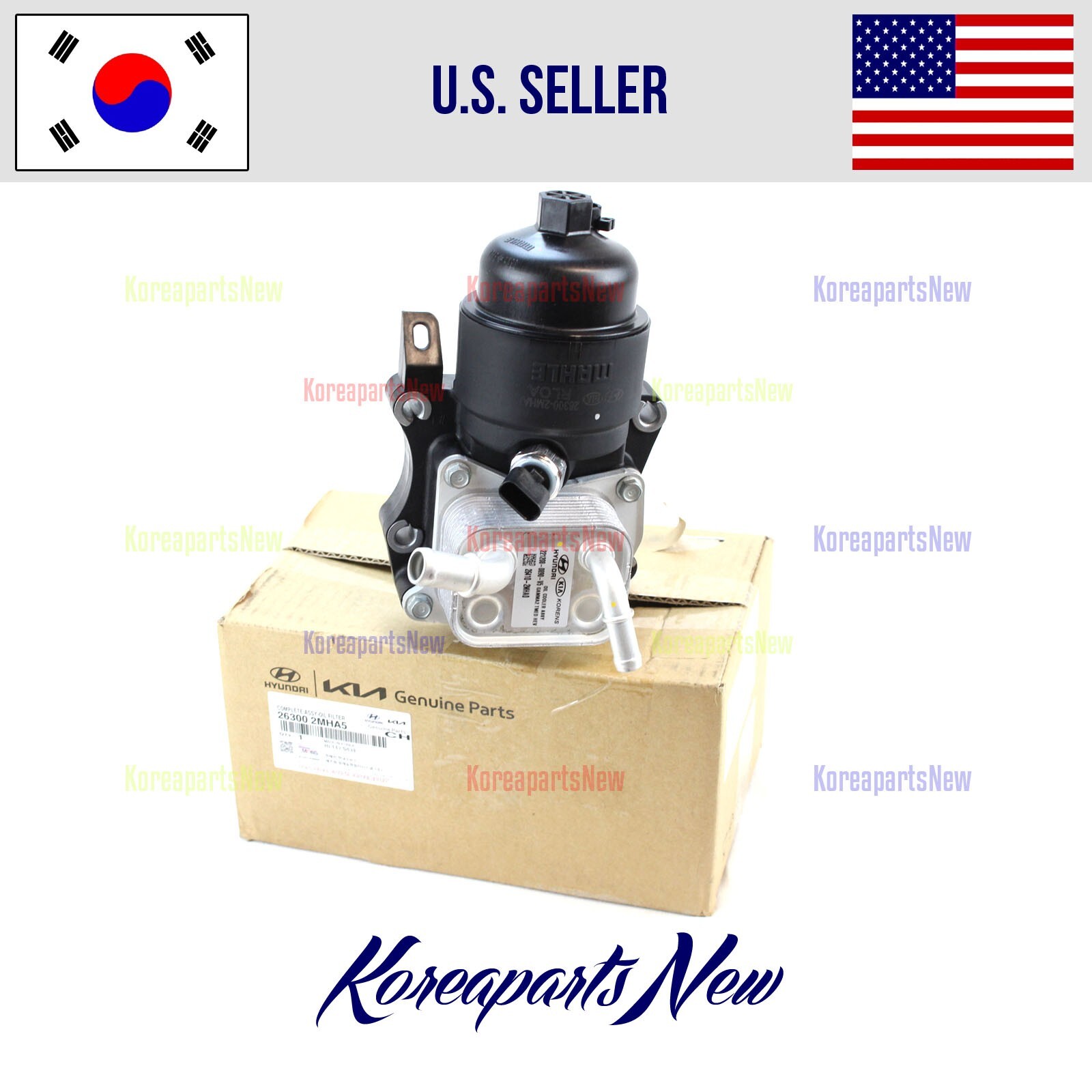 1.6L TURBO Oil Filter Housing 263002MHA5 ⭐OEM⭐ Sorento Santa Fe Tucson ...