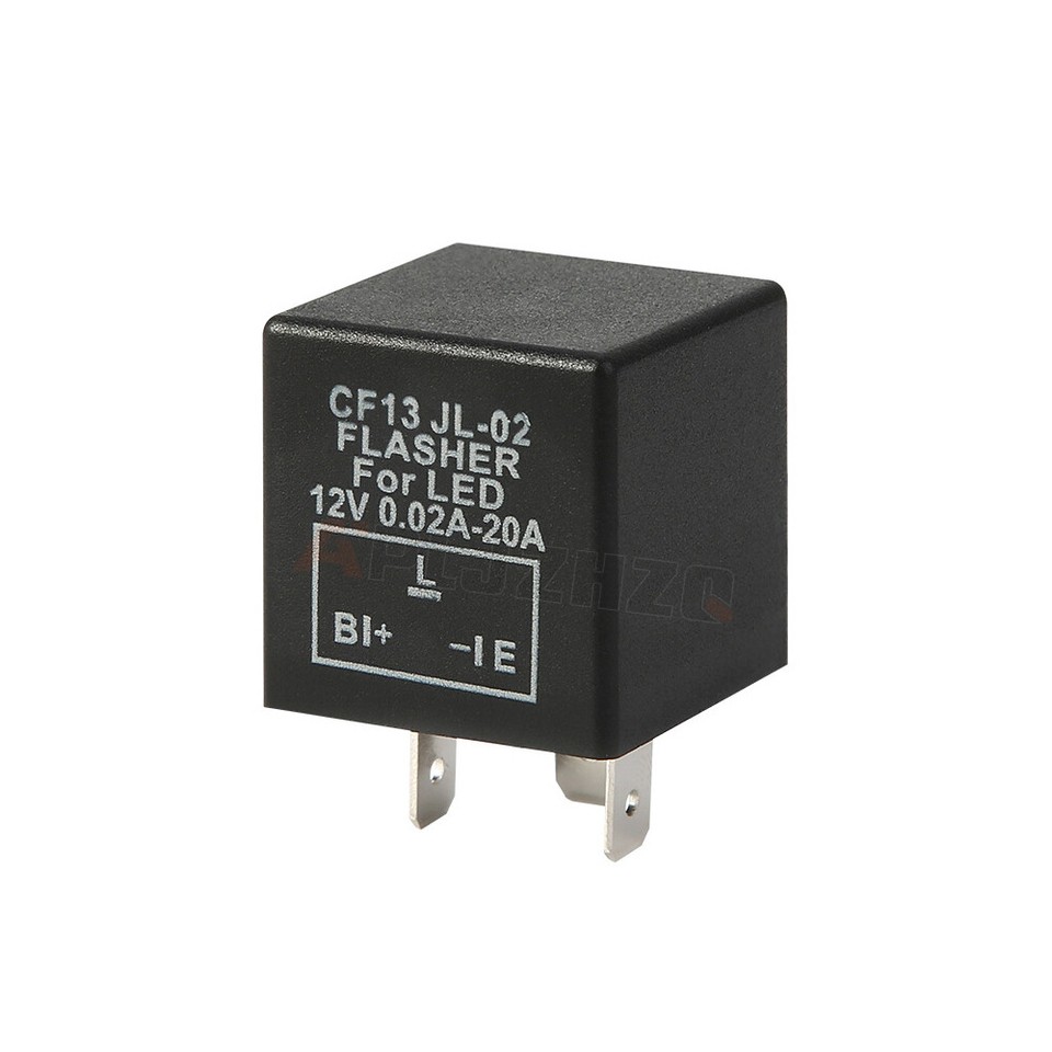 3-Pin Car LED Flasher Relay Fix Light Hyper Flash CF13 EP34 Turn Signal ...