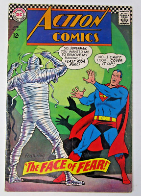 Action Comics #349 1967 [VG] Silver Age DC Comics Superman Supergirl | eBay