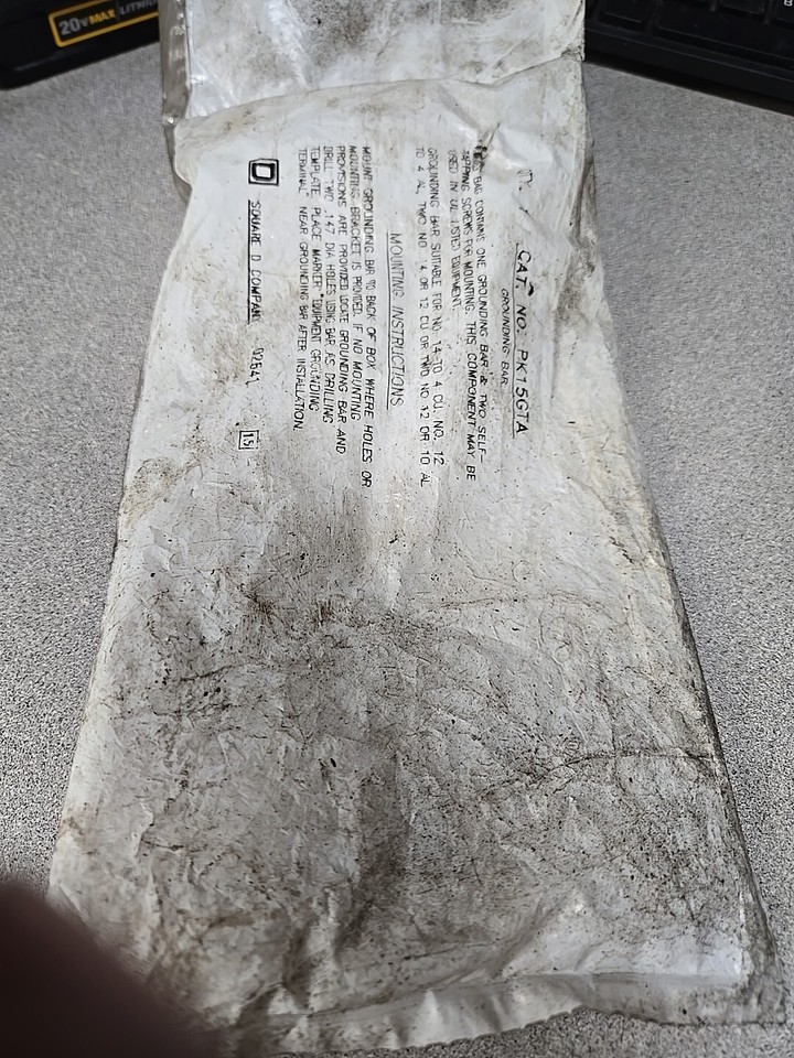 Square D PK15GTA Ground Bar Kit 15 Terminal 225A QO Series Circuit ...