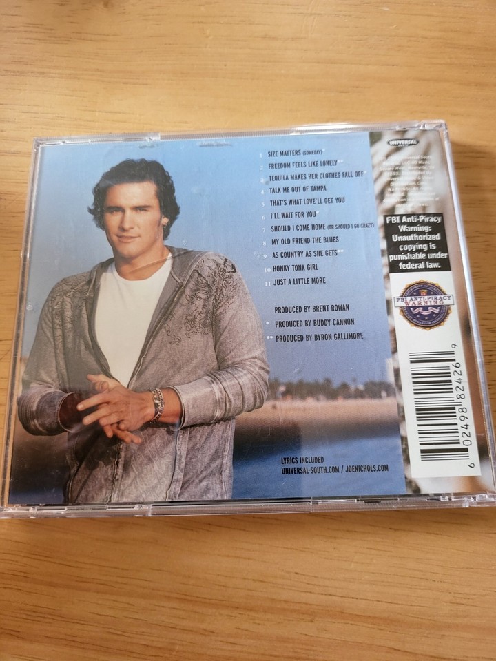 JOE NICHOLS III CD Universal South Records B0004796-02 Country Music ...