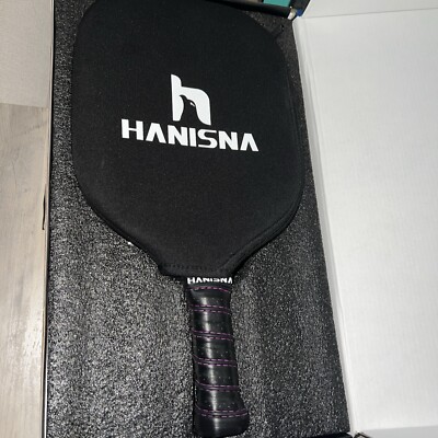 HANISNA Pickleball Paddle, USAPA Approved Carbon Fiber Face Pickleball ...