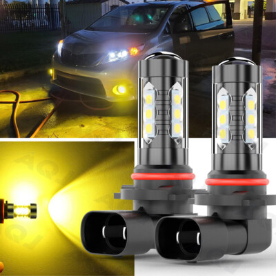 9005 HB3 LED High Low Beam Headlight Kit 8000LM Light Bulbs 3000K ...