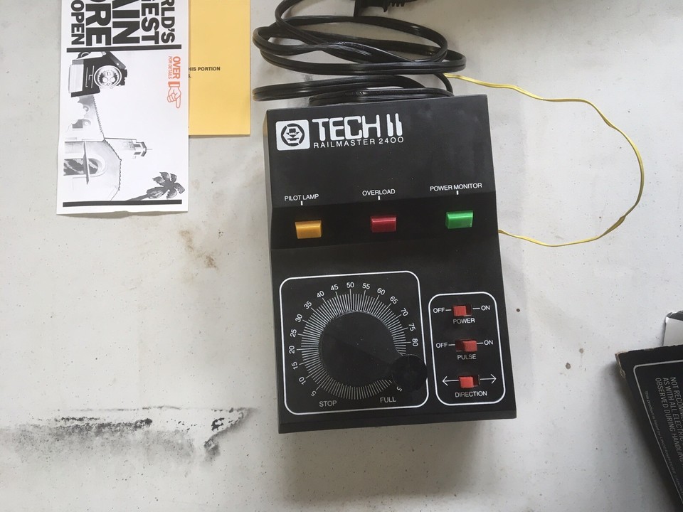 HO Model Train Controller Tech II Rail master 2400 | eBay