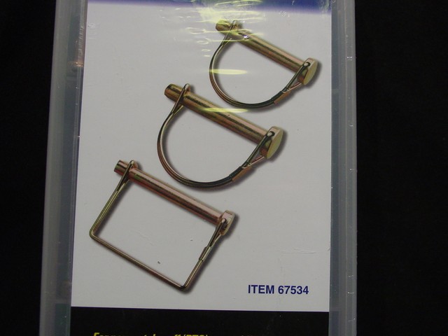 20 PC PTO Power Take off Pin Assortment Kit Spring Action Pins Trailer ...