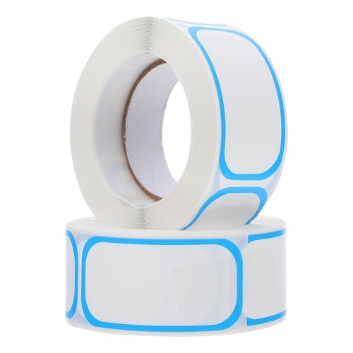 2 Rolls Stickers Blank Removable Labels Easy Peel off Self-adhesive | eBay