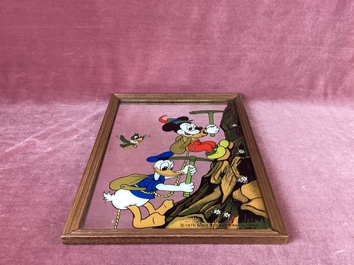 Vintage Walt Disney Productions Mickey Mouse & Donald Duck Mirror (A ...