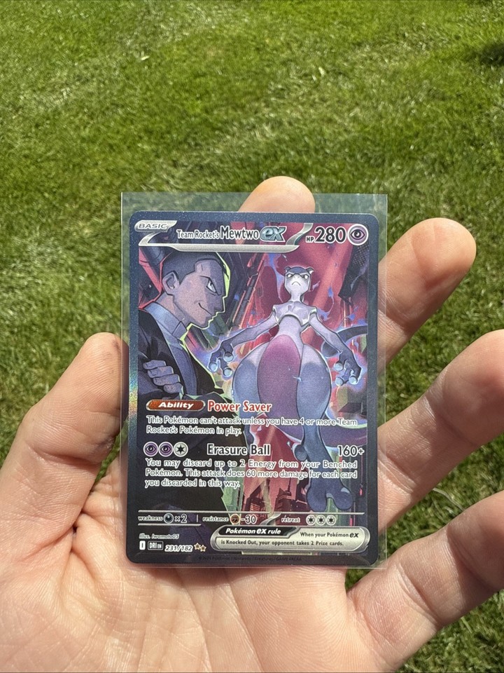 Team Rocket's Mewtwo ex SIR. Pack Fresh Pull. Destined Rivals 231/182 ...