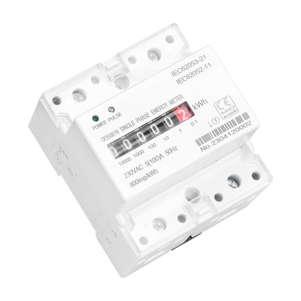 Electronic Energy Meter for 220V with 100A Capacity for Diverse ...
